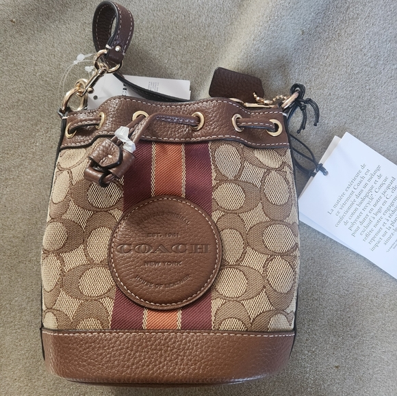 Coach | Bags | Coach Mini Dempsey Bucket Bag New | Poshmark